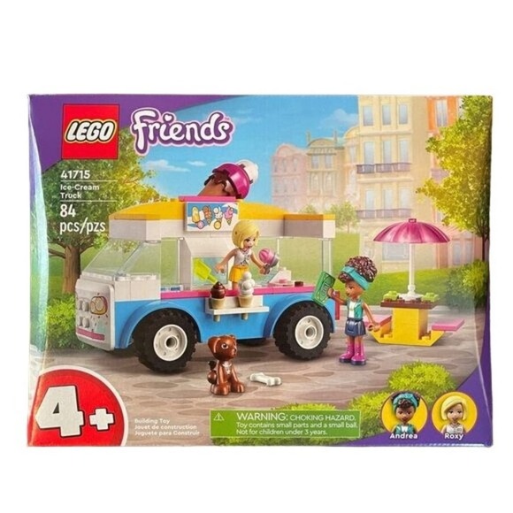 Lego | Toys | Lego Friends 4715 Ice Cream Truck Andrea Roxy Pastels ...